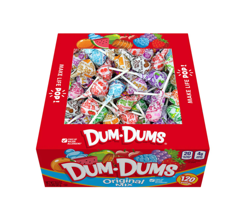 Dum Dums Original Mix Lollipops – Candy Floss Land